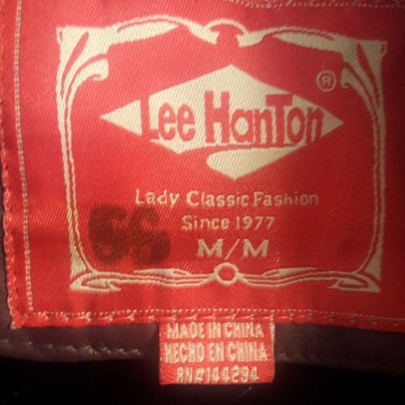 Lee Hanton | Jackets & Coats | Lee Hanton Vintage 977purple Faux ...